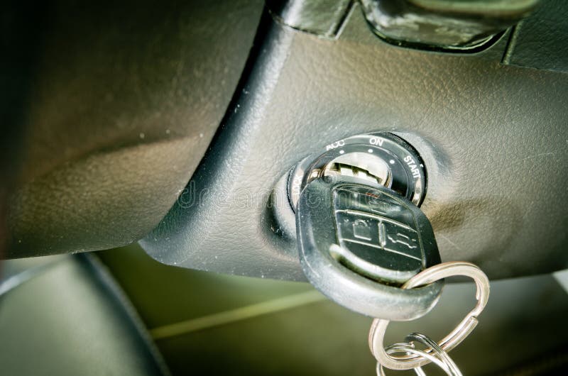 Start the car stock photo. Image of motor, interior, start - 34085706