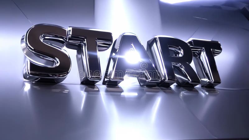 Start Chrome Sign Appears on the Screen with Flashing Light and ...