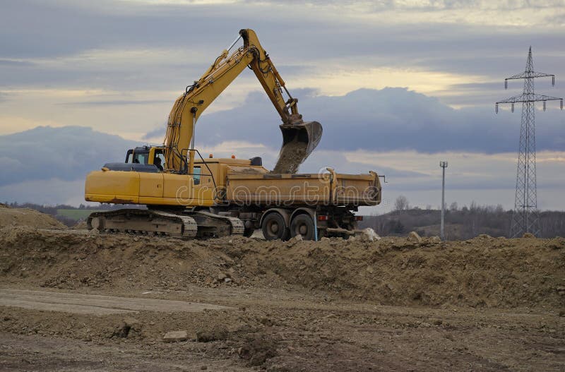Start of Construction Work on the A143 in Sachsen-Anhalt Stock Photo ...
