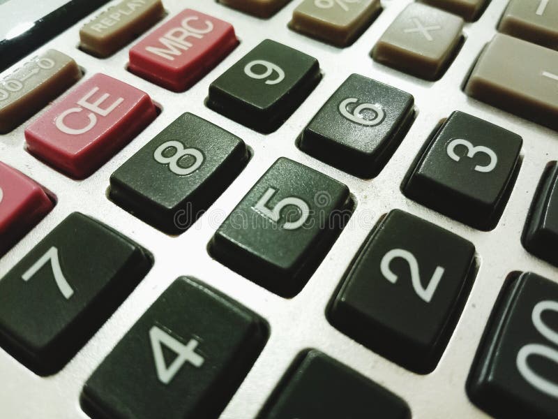 Start Counting from a Keypad Number Stock Photo - Image of button ...