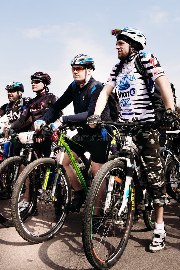 Start Cycling Season in Gomel, Belarus Editorial Stock Image - Image of ...