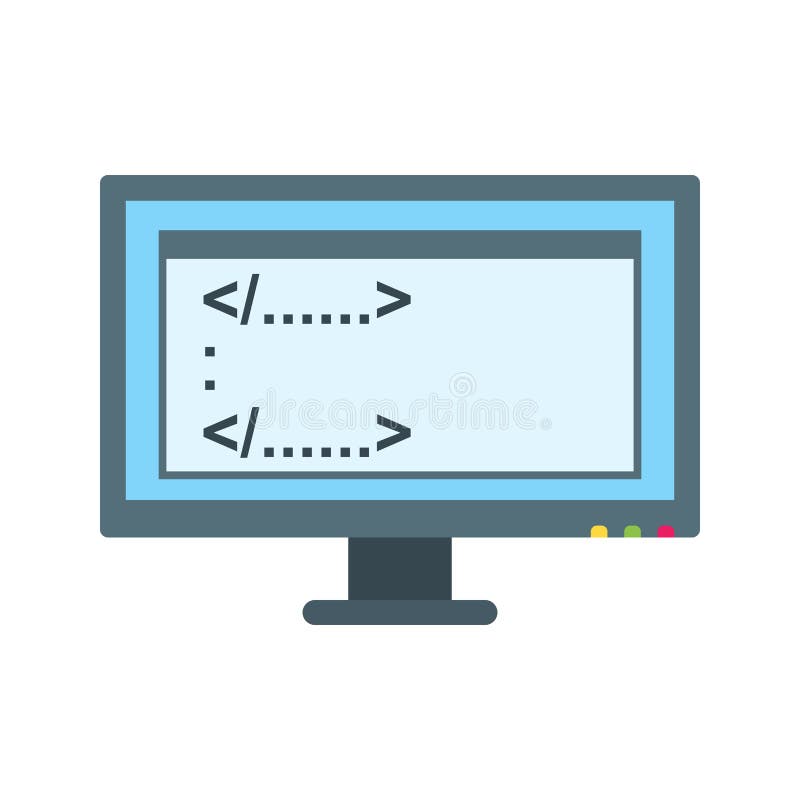 Start and End Code stock vector. Illustration of application - 79834043