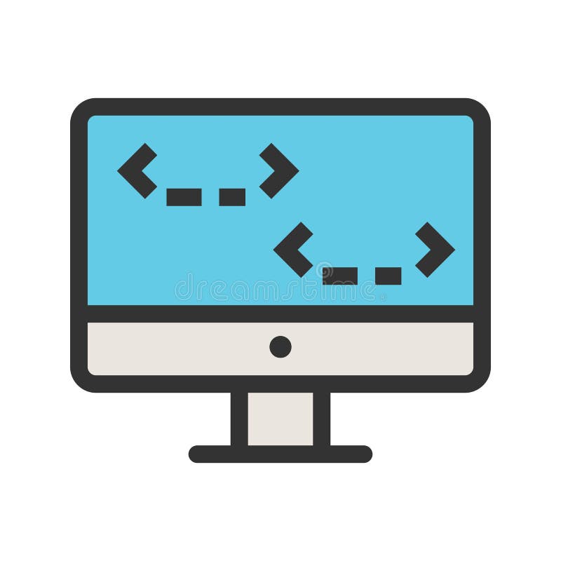 Start and End Code stock vector. Illustration of programming - 81213091