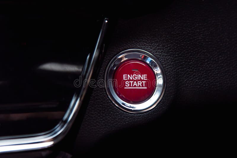 Start Engine Sign Icon. Power Button Stock Illustration - Illustration ...