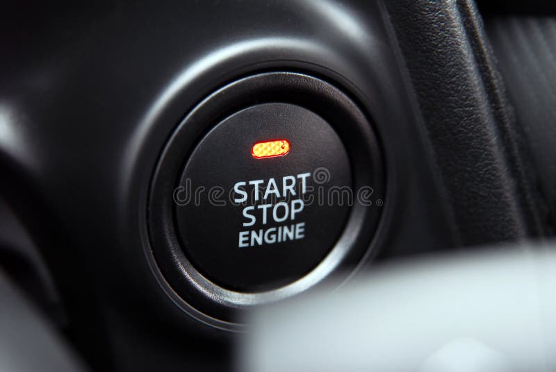 Start engine button stock photo. Image of equipment - 132671982
