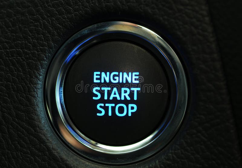 Start engine button stock photo. Image of detail, press - 35364040