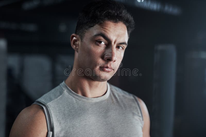 Start Every Workout with a Warrior Mindset. Portrait of a Confident ...