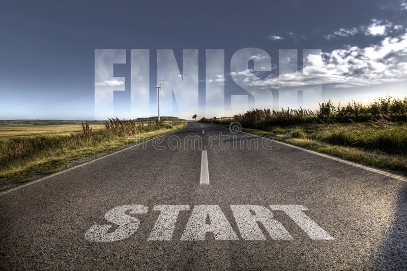 Start finish concept stock photo. Image of ideas, concept - 10255670