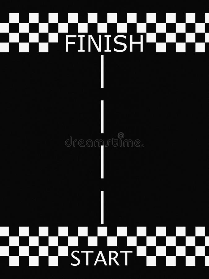Start finish race stock illustration. Illustration of finished - 14401092