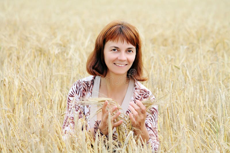 Start of harvesting stock image. Image of agriculture - 99215105