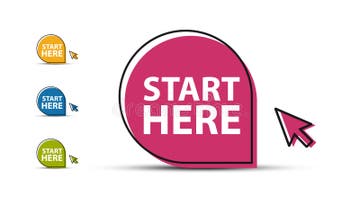 Start Here Button Stock Illustrations – 3,322 Start Here Button Stock ...