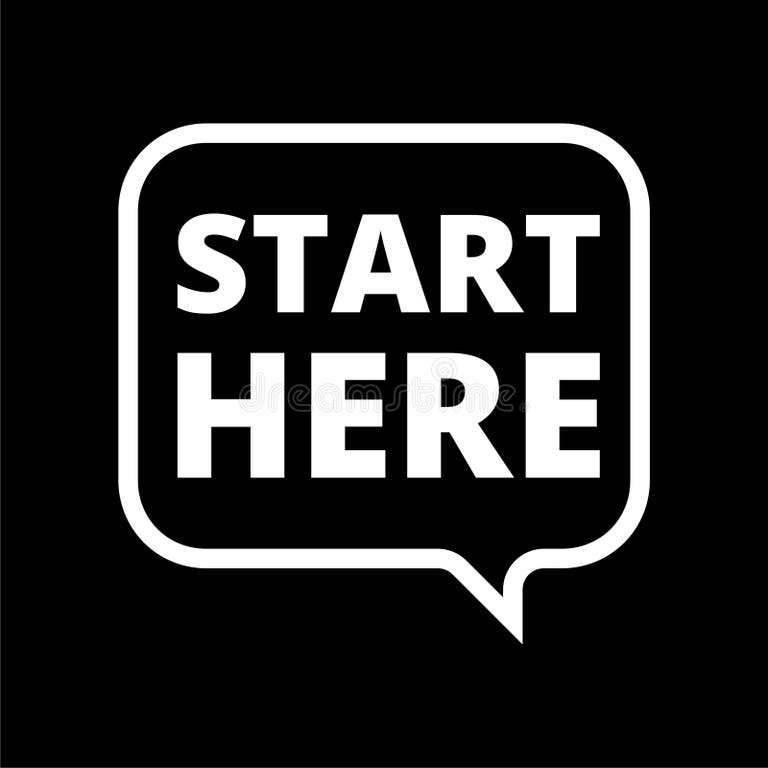 Start Here Arrow Stock Illustrations – 2,486 Start Here Arrow Stock ...