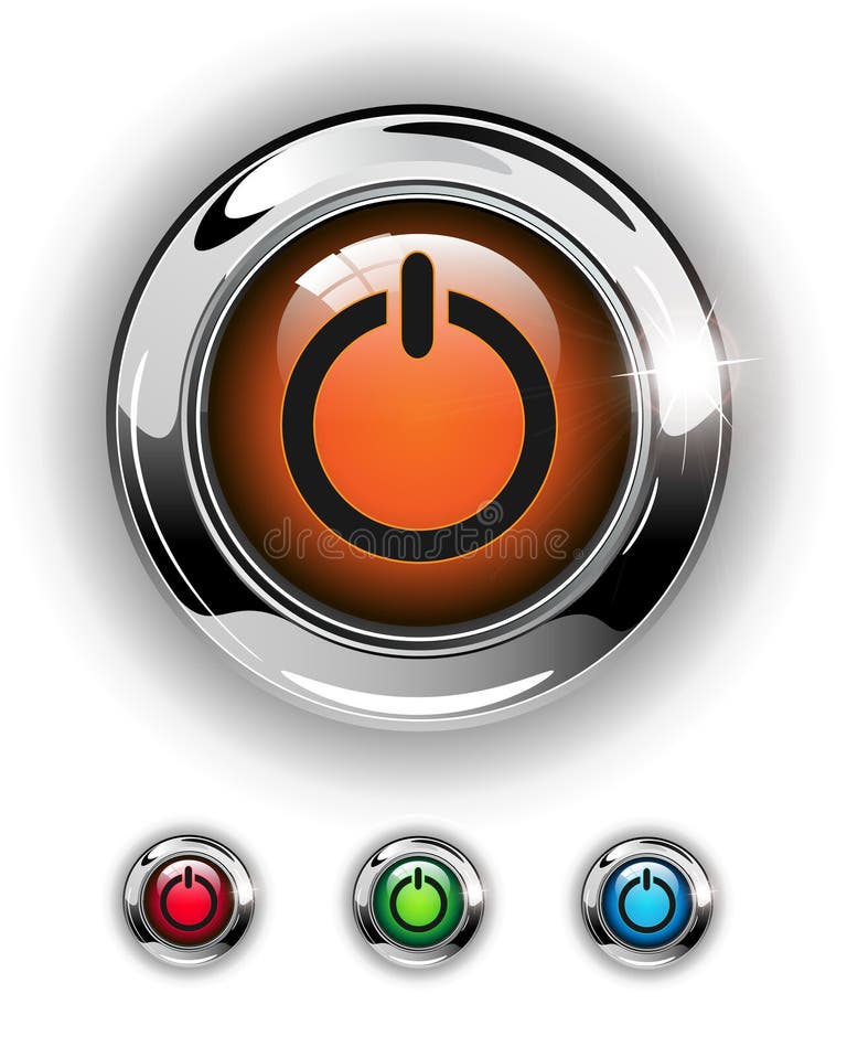 Glossy Start Power Button Icon Stock Illustrations – 2,275 Glossy Start ...