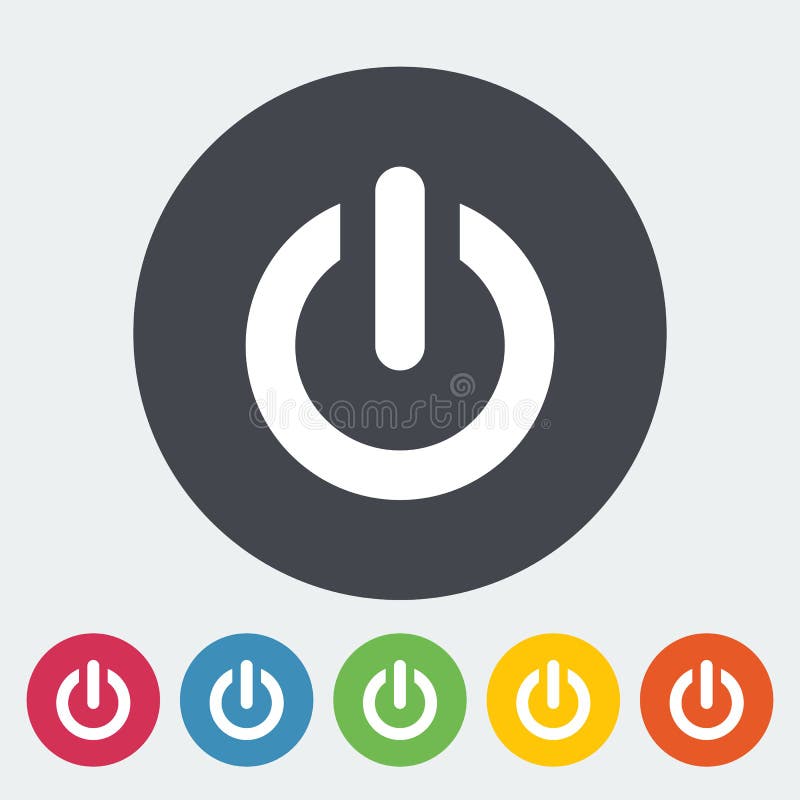 Start icon. stock vector. Illustration of electrical - 93729401