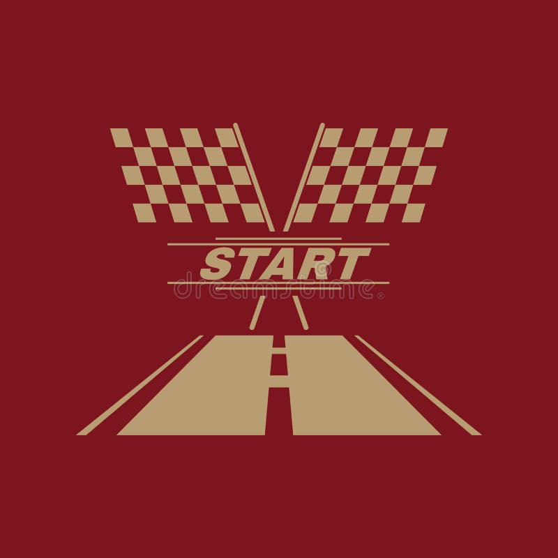 The Start Icon. Start Symbol Stock Vector - Illustration of graphic ...