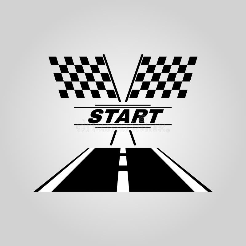 The Start Icon. Start Symbol Stock Vector - Illustration of line ...