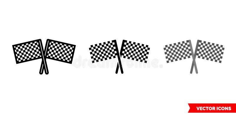 Start Image Icon of 3 Types Color, Black and White, Outline. Isolated ...