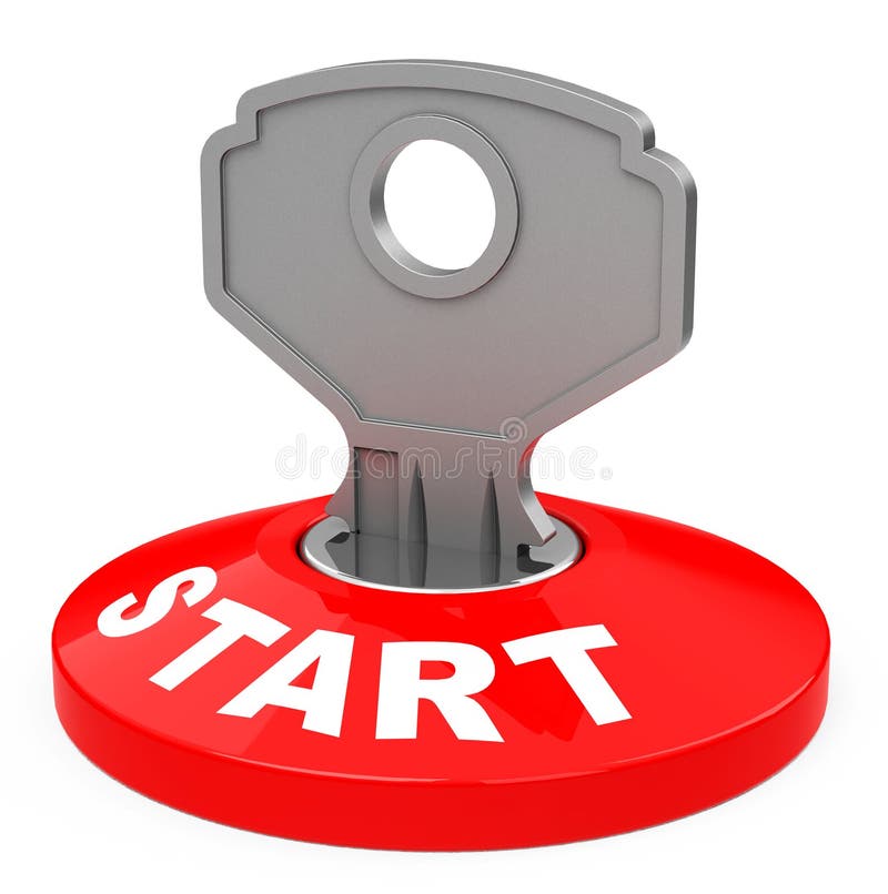 The start key stock illustration. Illustration of keyhole - 48461140