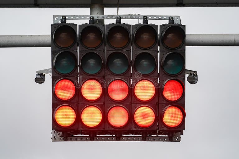 Start Lights in Racing Circuit Stock Image - Image of light, formula1 ...