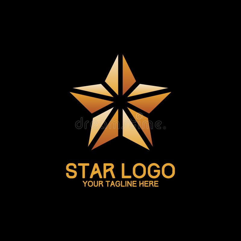 Start Logo Design Modern Concept Art Orange Stock Vector - Illustration ...