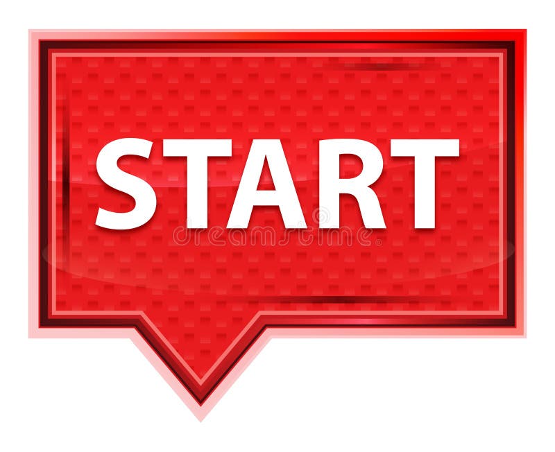 Start Misty Rose Pink Banner Button Stock Illustration - Illustration ...