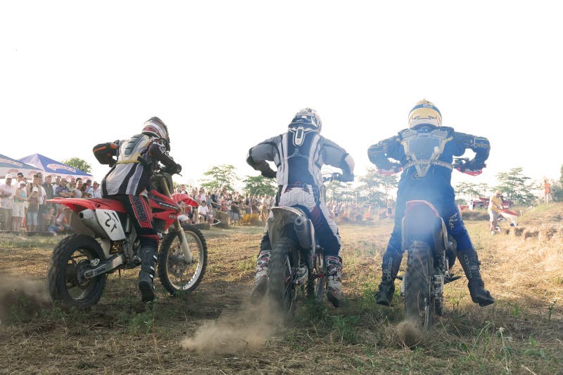 Start Motocross, a Group of Motorbike Racing Editorial Photo - Image of ...