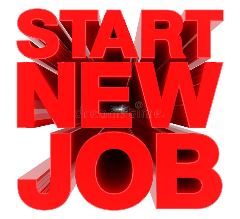 Inspiration for a new job stock illustration. Illustration of ...