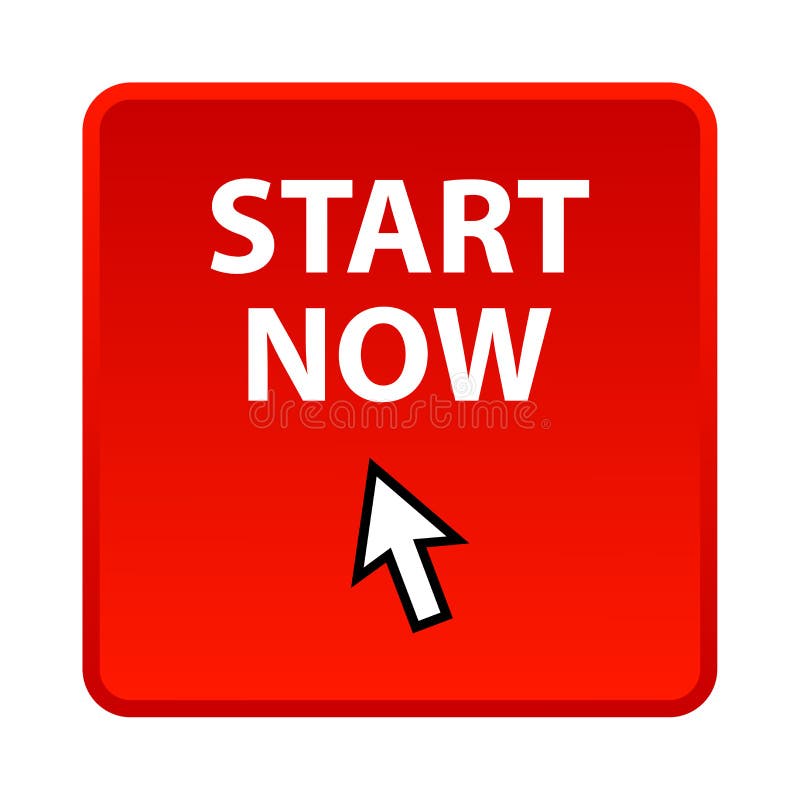 Start now button stock vector. Illustration of buttons - 217918242
