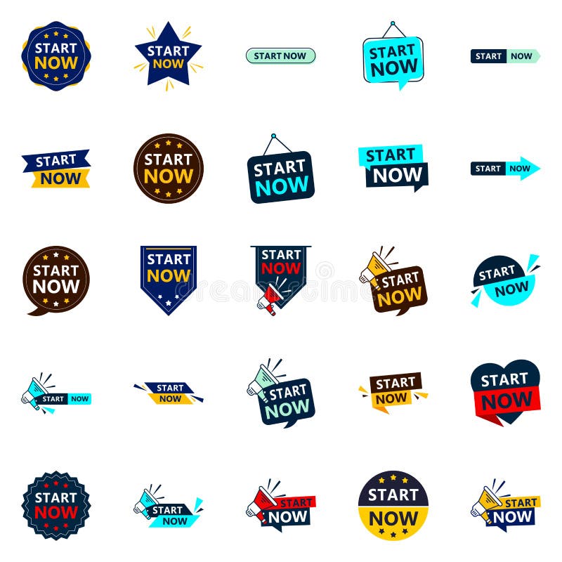 Start Now 25 Fresh Typographic Designs for an Updated Call To Action ...