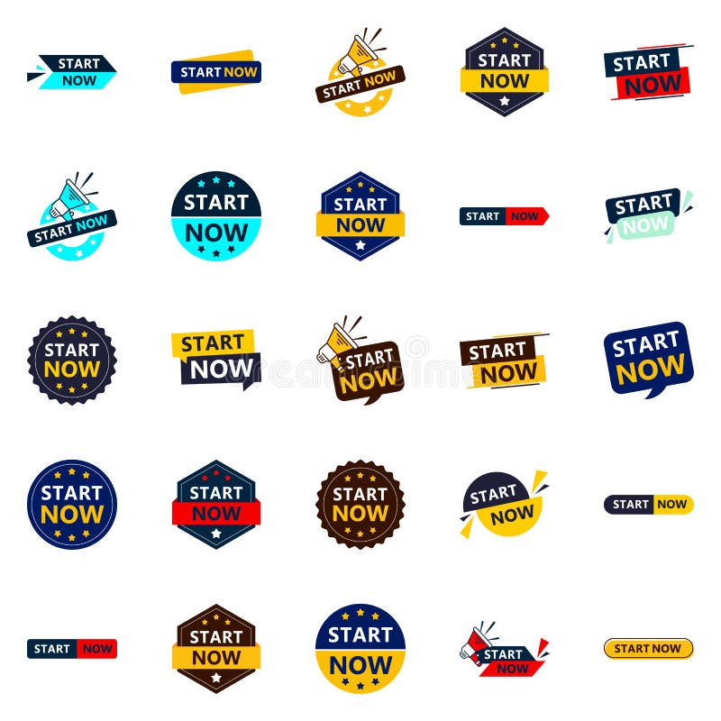 Start Now 25 Fresh Typographic Designs for an Updated Initiation ...