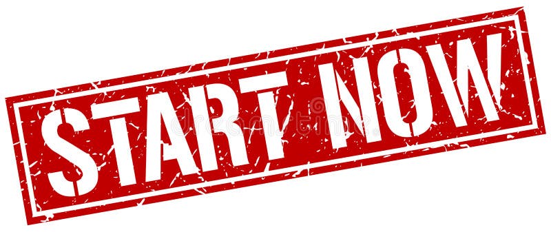 Start Now Red Stamp Stock Illustrations – 420 Start Now Red Stamp Stock ...