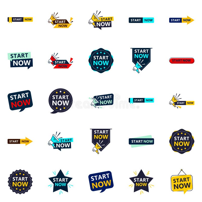 Start Now 25 Unique Typographic Designs To Drive Engagement and Action ...