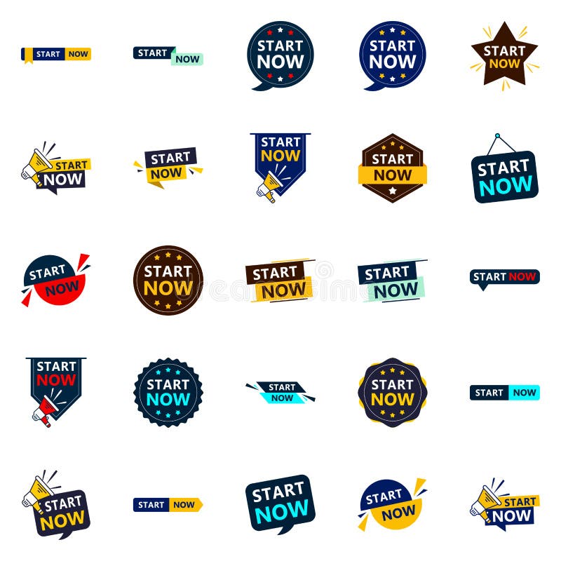 Start Now 25 Unique Typographic Designs To Drive Engagement and Action ...