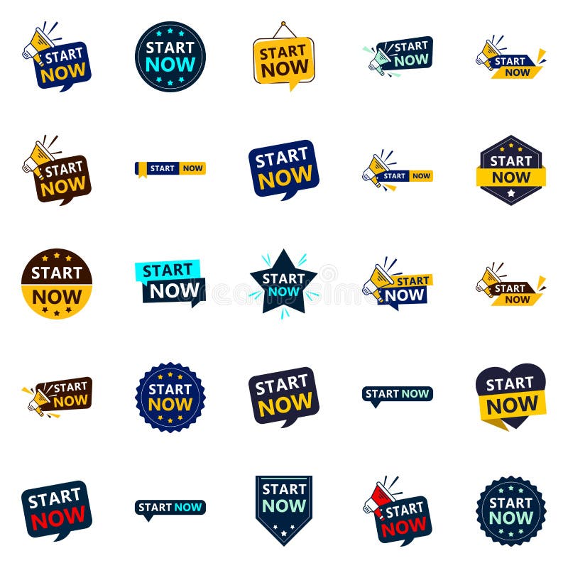 Start Now 25 Unique Typographic Designs To Drive Participation and ...