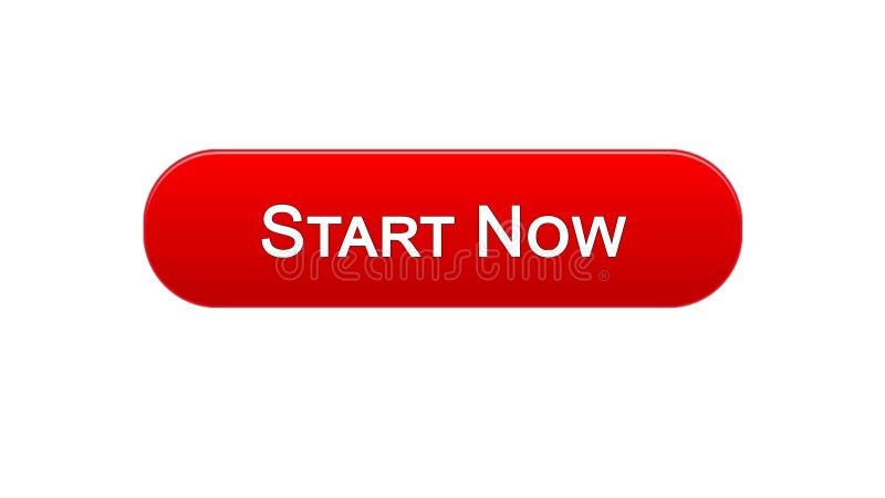 Start Now Web Interface Button Red Color, Business Development ...