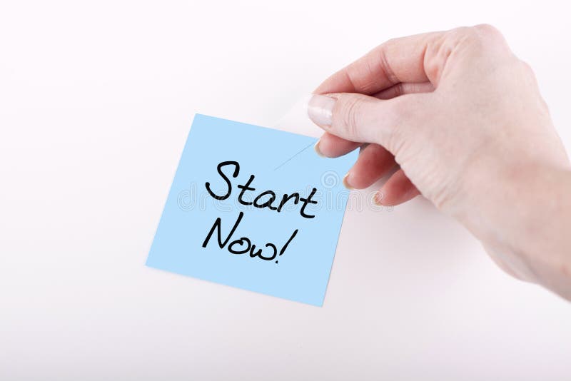 START NOW stock image. Image of metaphor, motivation - 42716089