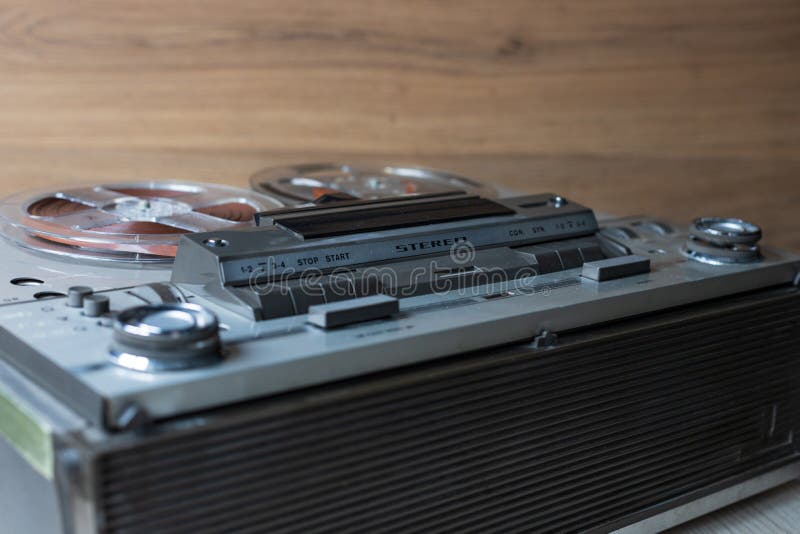 Start of Old Tape Recorder, Play, Pause, Rewind, Man Playing Stock ...