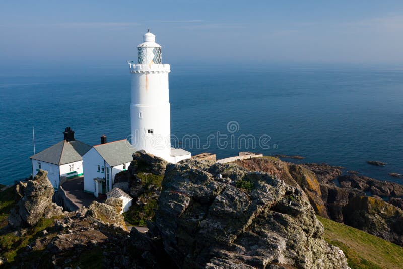 Start Point Lighthouse stock photo. Image of english - 24268172
