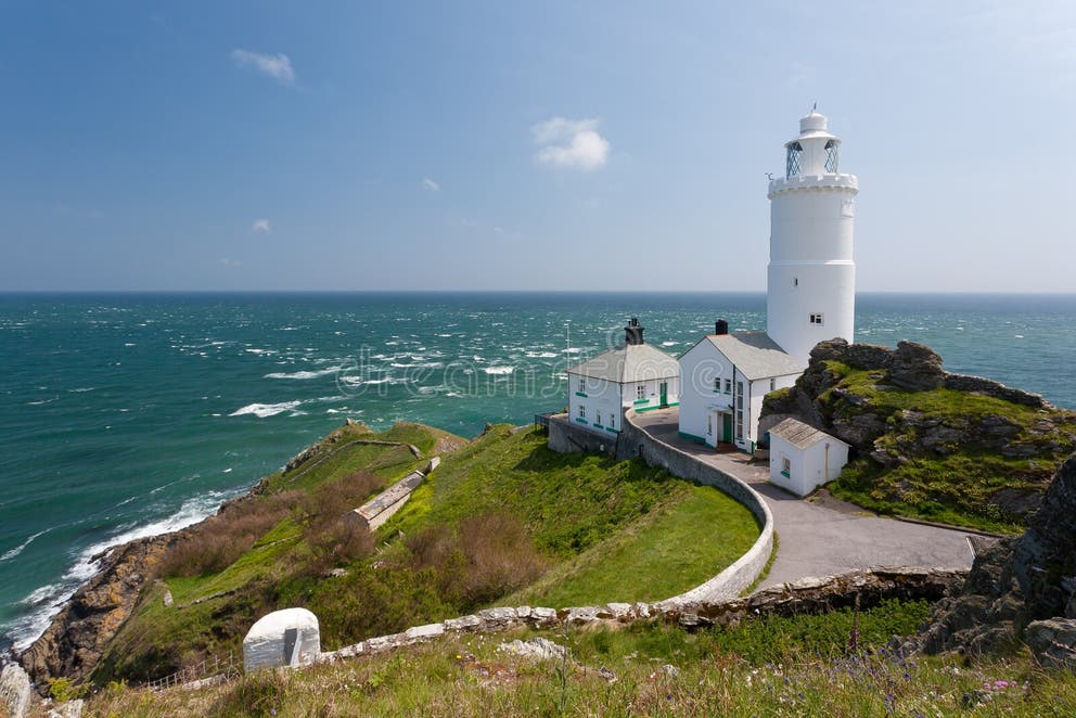 Start Point Lighthouse stock photo. Image of english - 24268172