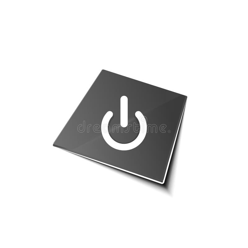 Start Power Button, Ui Icon Design, on Off Symbol Stock Vector ...