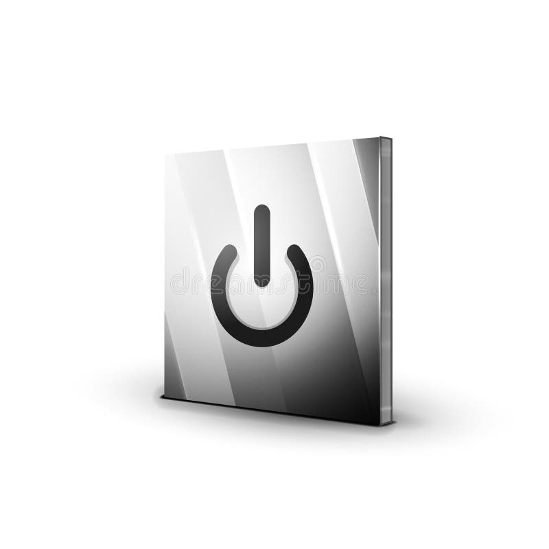 Start Power Button, Ui Icon Design, on Off Symbol Stock Vector ...