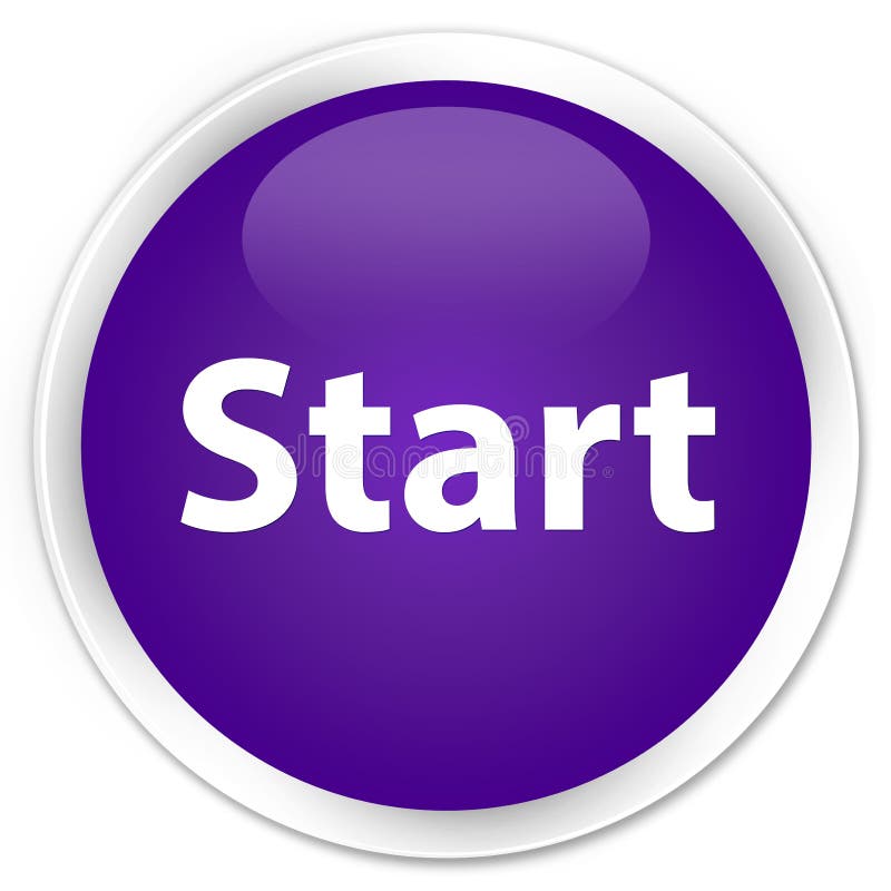 Start Premium Purple Round Button Stock Illustrations – 12 Start ...