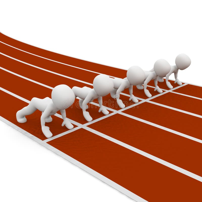 Start the race stock illustration. Illustration of dynamics - 31178502