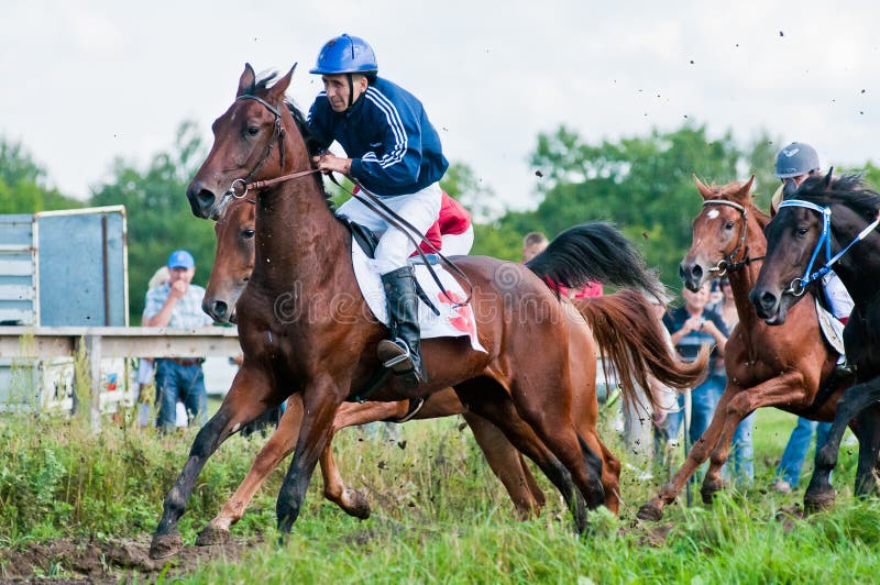 Start of Racing Horses Starting a Race Editorial Stock Photo - Image of ...