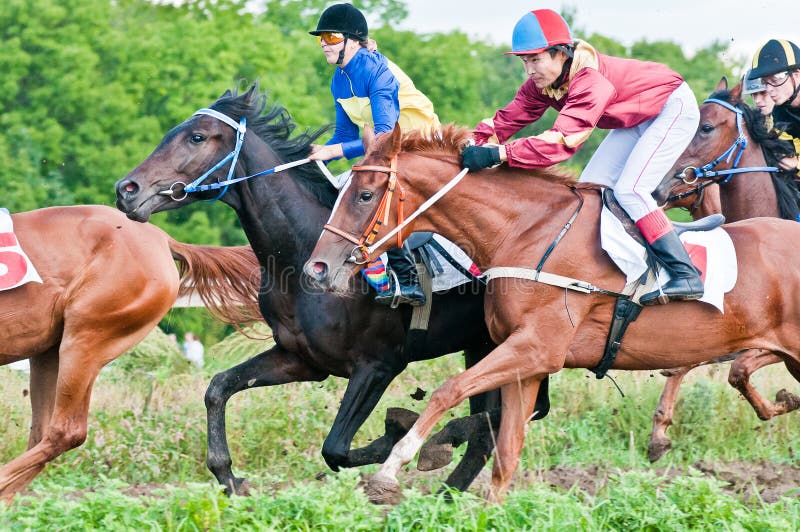 Start of Racing Horses Starting a Race Editorial Photography - Image of ...