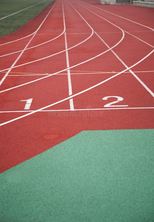 Start of racing track stock image. Image of straight, sponge - 8269519
