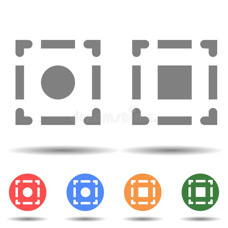 Start Record and Stop Sign Icon Vector Stock Vector - Illustration of ...