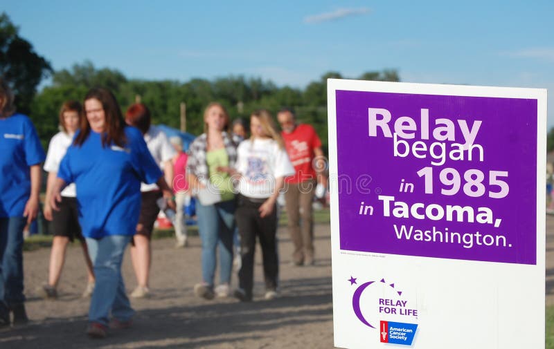 Relay for Life flags editorial stock photo. Image of remember - 14800588