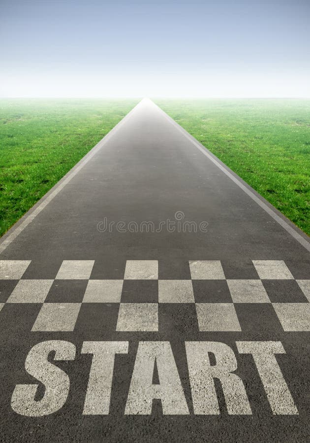 Start open road stock image. Image of text, blue, life - 60167567