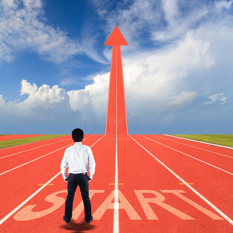 Start on running track stock photo. Image of pattern - 39299120